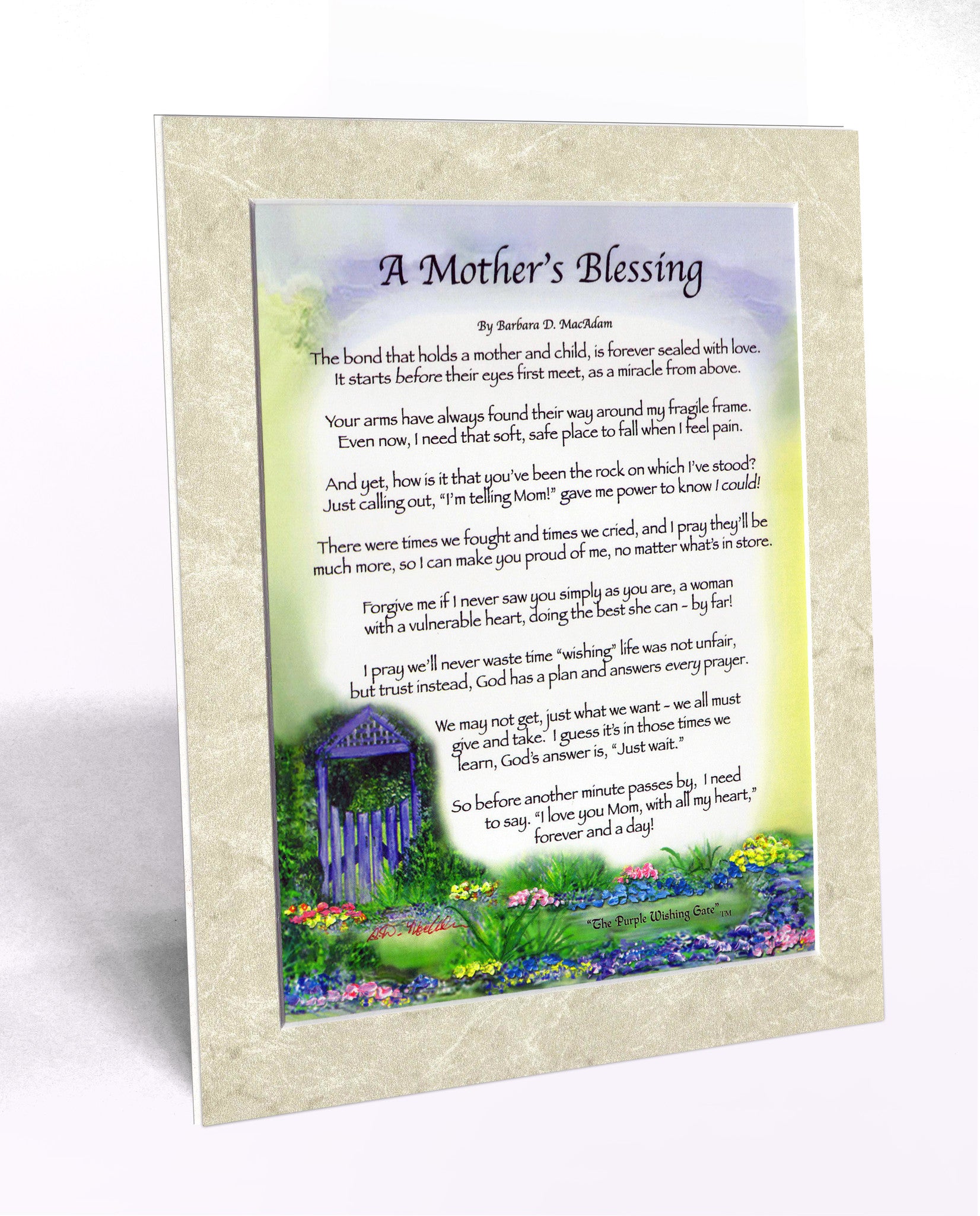 A Mother's Blessing 8x10 Clearance | PurpleWishingGate